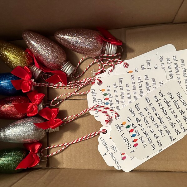A Teachers Light, Paraeducator, Teacher Christmas Ornament, Speech ...