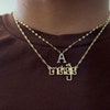 Bold Large Classic Script Name Necklace in 18K Gold Plated - Etsy