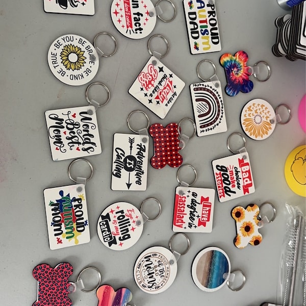 120 Keychain Svg Bundle Key Ring Svg Keychain Pattern Svg Paint Brush ...