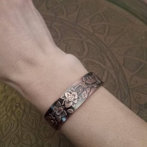 Mens Viking Bracelet Copper Cuff Torque Magnetic Solid Copper - Etsy