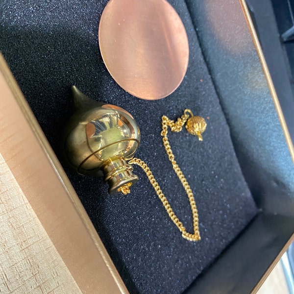 Mermet Witness Pendulum Kit With 3 Pendulum Dowsing Charts - Etsy