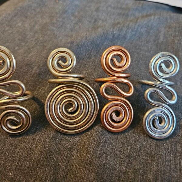 Wire Ring, Wire Wrapped Ring, Statement Ring, Hammered Ring - Etsy