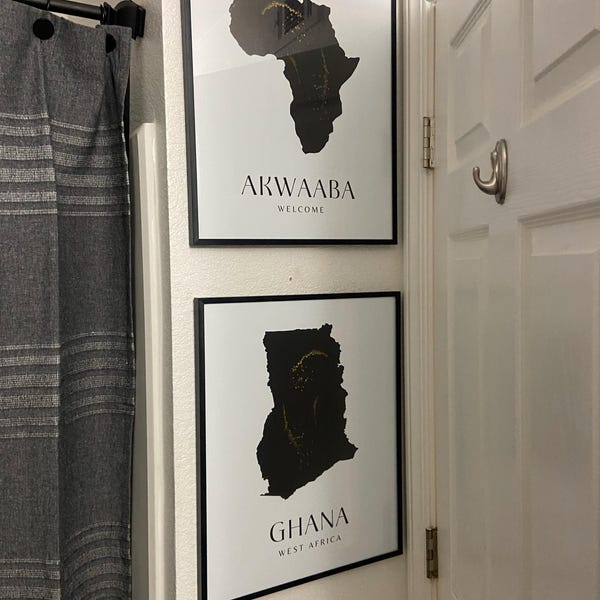 Ghana Akwaaba Wall Art | African Wall Art Print | Ghana Wall Art ...
