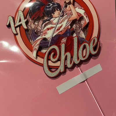 Custom Anime Cake Topper, Personalized Anime Cake Topper, Anime ...