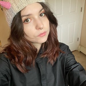 Slouchy Clowncore Aesthetic Hat Sensory Friendly Jester Costume Soft ...