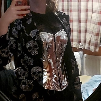 Front Lace up Corset Heavy Duty Underbust Front Laced Corset Steel ...