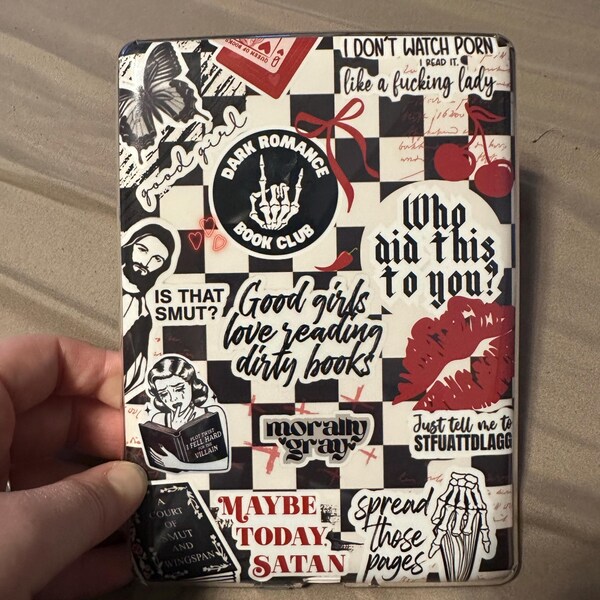 Booktok Kindle Inserts, Kindle Stickers, Dark Romance Kindle Inserts ...