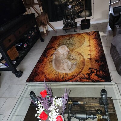 Modern Rug, Old World Map Rug, Vintage Map Rug, Vintage World Map Rug ...