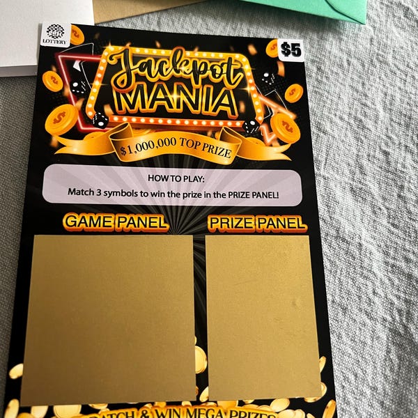 Custom Scratchcard, Scratch to Reveal Gift, Personalised Surprise Trip ...