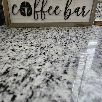 Coffee Bar Sign, Mickey Mouse Coffee Bar Sign, Disney Home Decor ...