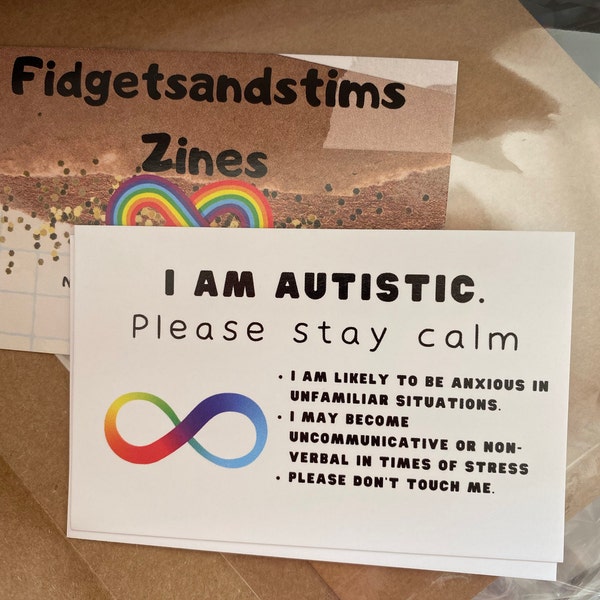 Autism Alert Card - Etsy UK