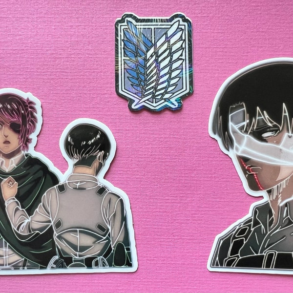 Levi Ackerman | Attack on Titan Sticker | Available in Gloss or ...