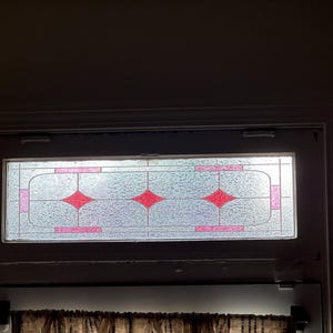 Window Film Stained Glass Privacy Static Cling Frosted Scenic Vintage ...