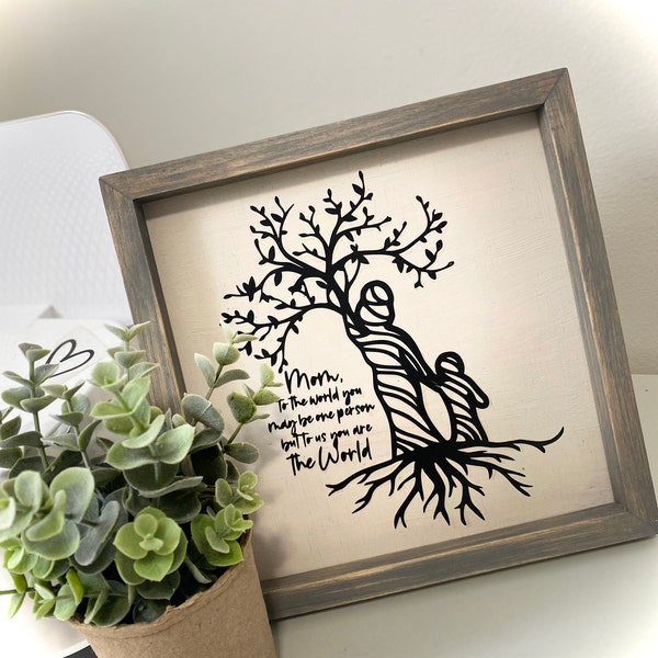 Mother's Day Tree SVG, Mom Tree SVG, Mum Tree SVG, Mother's Day Svg ...