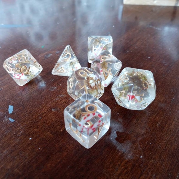 Koi Fish Dnd Dice Set for Dungeons and Dragons | D20 TTRPG Polyhedral ...
