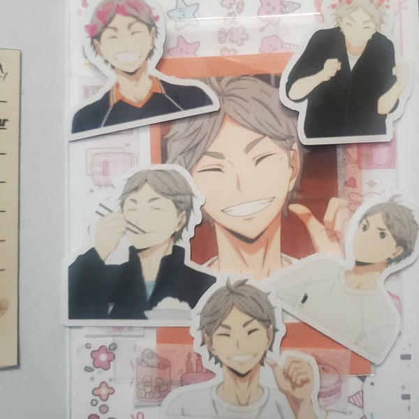 Haikyuu Suga/daichi Stickers - Etsy