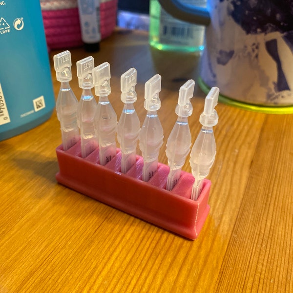 Eye Drops Vial Holder for Single-use Disposable Eye Drops - 3D Printed ...