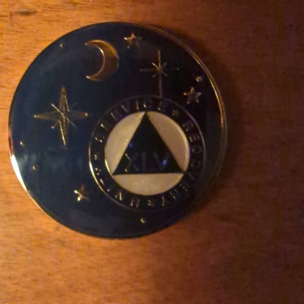 Keep It Simple Antique Bronze Coin | Alcoholics Anonymous Medallion ...