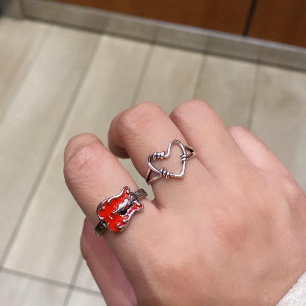 Guitar Ring | Bass Guitar Ring | Acoustic Guitar Ring | Instrument Ring ...