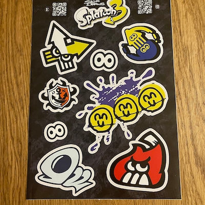 SPLATOON 3 A5 High-quality Gloss Sticker Sheet - Etsy