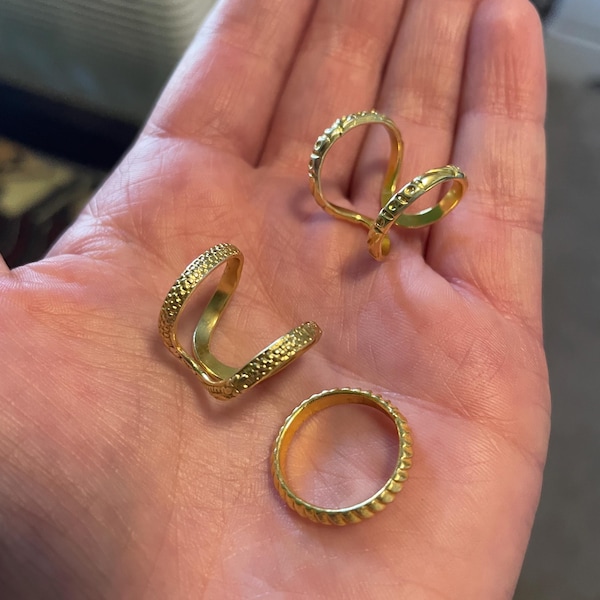 Arthritis Rings, 18k Gold Rings, Trigger Finger Rings, Mallet Finger ...