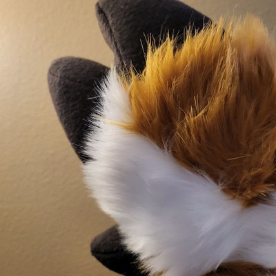 Furry Custom Plush Fursuit Hand Paws Deer, Dino & Protogen 1 Pair ...