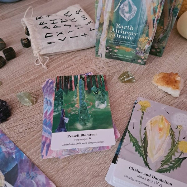 Earth Alchemy Oracle Deck | This Oracle Card Deck Has 45 Cards and ...