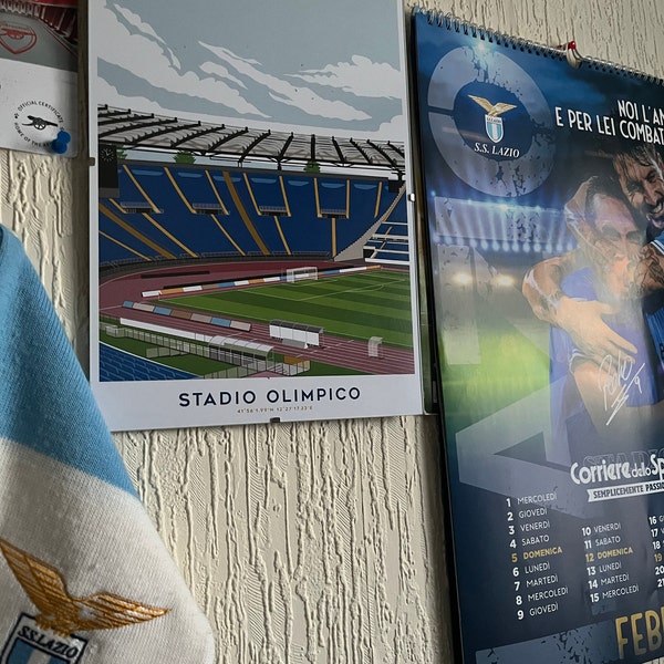 San Siro Stadium, Print, Inter, Poster, Milano, Art, Home Decor, Soccer ...