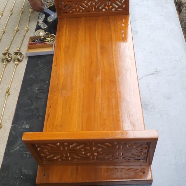 Indian Solid Teak Wooden Diwan/ Wooden Sofa/ Indian Fine Carved Diwan ...