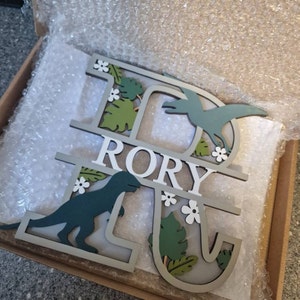 Personalised Dinosaur Themed Door Plaque/bedroom Decor - Etsy