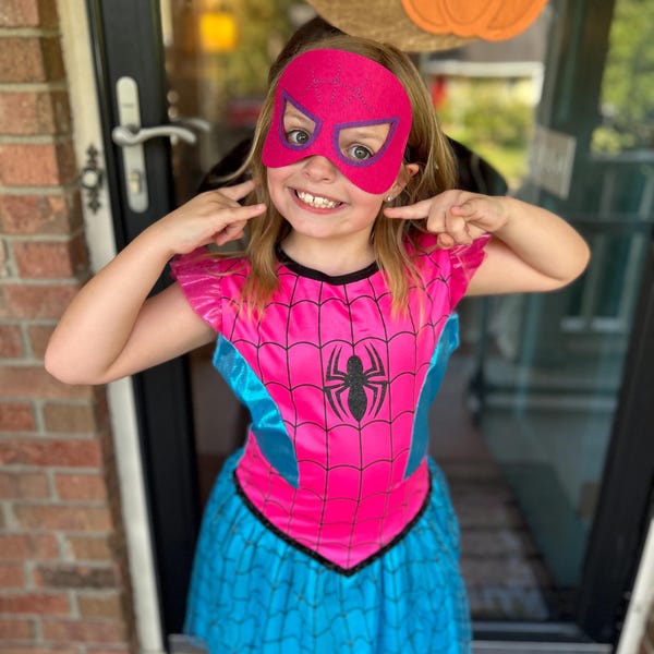 Super Spider Felt Mask/ Super Red Spider Mask/ Black Spider Mask/ Hot ...