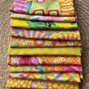 10 Kaffe Fassett PASTEL Fat Quarter Bundle - Etsy