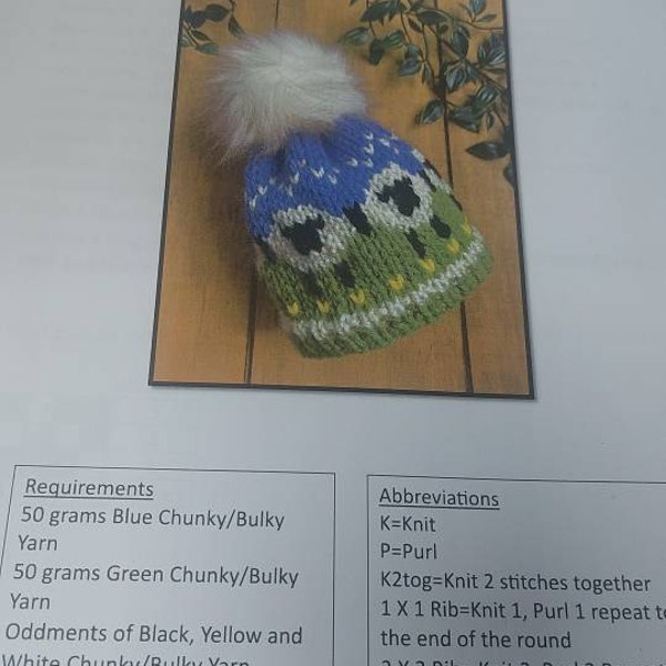 Fyne Flock of Sheep Hat Knitting Pattern Baby Toddler, Child, Teenager ...