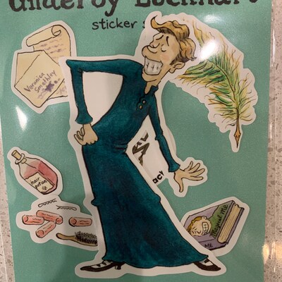 Gilderoy Lockhart Sticker Set - Etsy