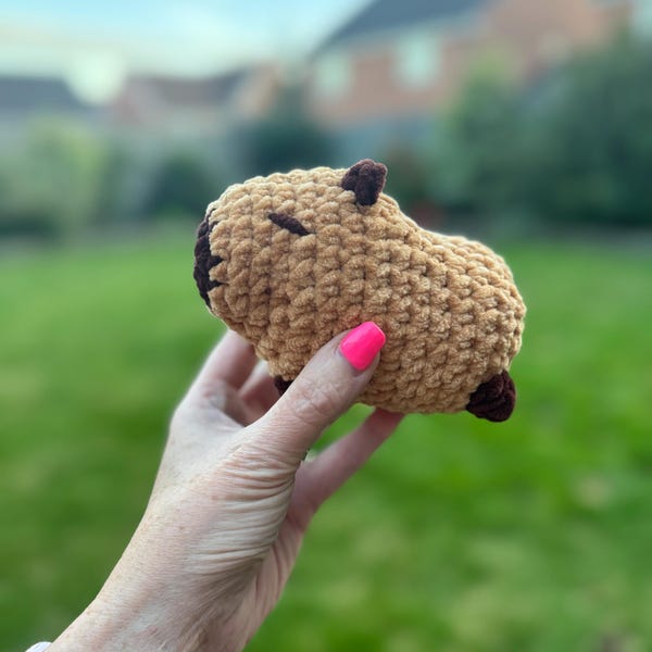 No Sew Capybara Crochet Pattern, Capybara Amigurumi Pattern, Easy ...