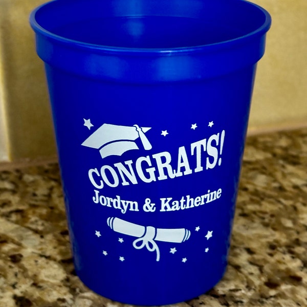 Graduation Party Cups, Graduation Favors, Graduation Party Ideas ...