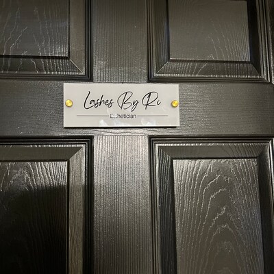 Wall Sign Name Plate Door Name Plate Office Gifts Executive Sign Wall ...