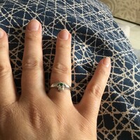 Claddagh Ring, With Real Turquoise Set in a Rose Gold Bezel Crown ...