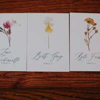 Ethereal Wedding Dinner Menus on Handmade Paper / Party Dinner Menu ...