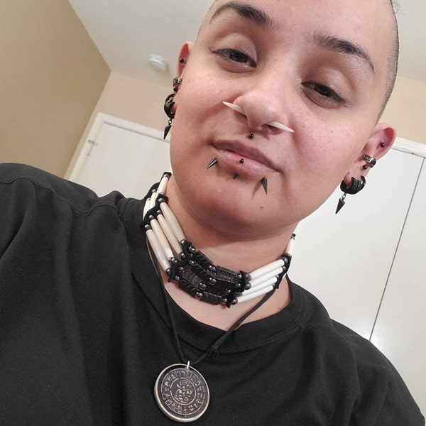 Native American Choker W/ Hematite 4 Std William Lattie Cherokee Comes ...