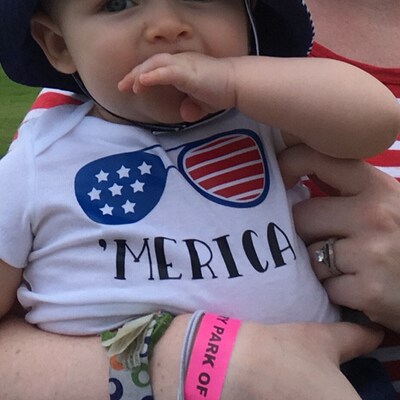 Memorial Day Baby Bodysuit Labor Day Baby Merica Baby - Etsy