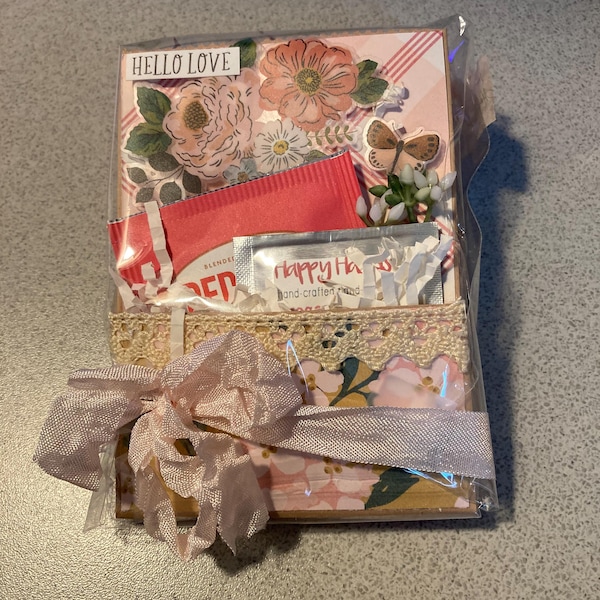 Kindness, Diorama Shadow Box With 3D Butterfly 5x5. Nature Inspired ...