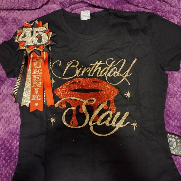 Custom Birthday Pins & Shirt, Birthday Pin, Birthday Party, Party ...