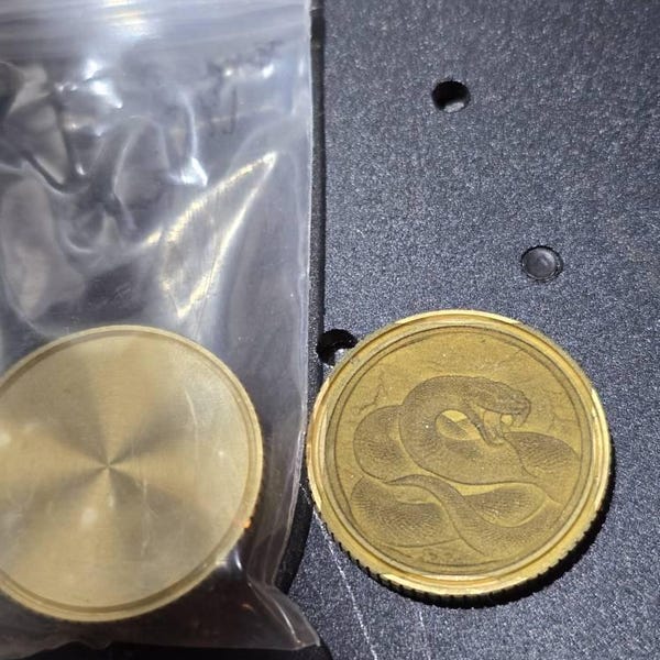 Copper Coin Blanks - Challenge Coin - Reed Edge - Grooved - Brushed ...