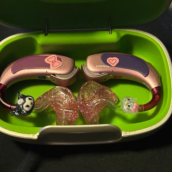 Hearing Aid Charms | Green Toy Alien Hearing Aid Whimsy Set | Adults ...