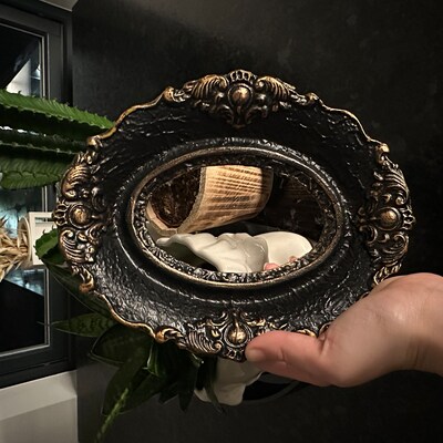 Skull Wall Frame Gothic Wall Frame Bloody Black Frame Blood - Etsy