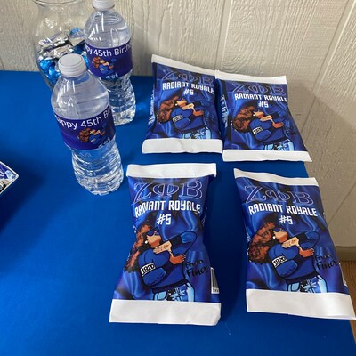 EDITABLE Delta Sigma Theta Water Bottle Label, Delta Digital File ...