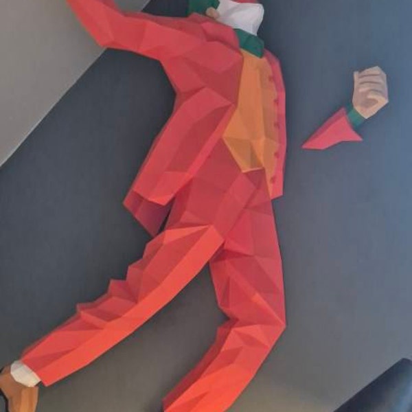 DIY Papercraft Leonardo, 3D Room Decor, Low Poly, 3D Papercraft PDF ...