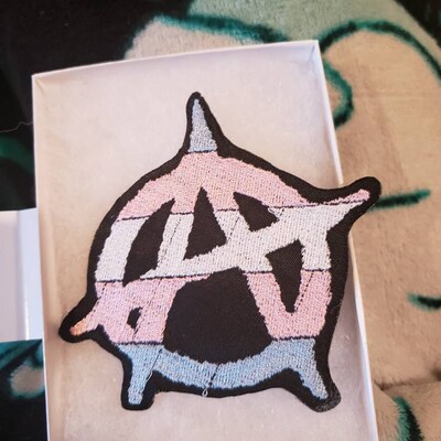 Transgender Pride Anarchy Patch Iron-on Patch Sew-on Patch - Etsy
