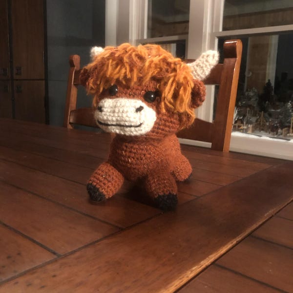 Highland Cow Crochet Pattern, Amigurumi Crochet Pattern, Highland Cow ...